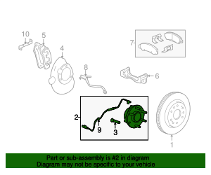 2007-2014 GM W (S)Hub (Replaces Part Number 84356643) 84856654 GM ...