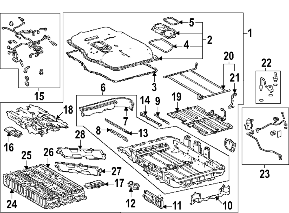 89892-47060 - Battery Current Sensor 2023-2024 Toyota Prius Prime ...