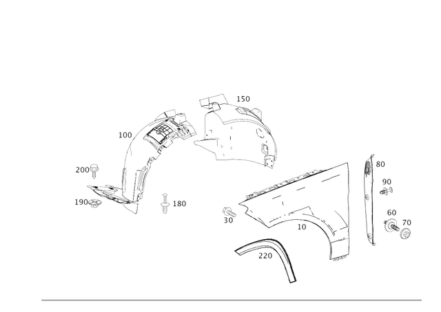 2016-2019 Mercedes-Benz Cover, Bumper Area 292-885-65-22 | German Auto ...