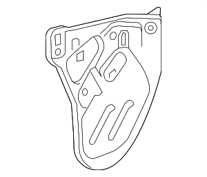 Rear Passenger Side Door Water Deflector 85607028 | GMPartsDirect.com