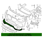51-11-7-484-783 - Lower Cover 2018-2021 BMW X3 | BMW OEM Parts