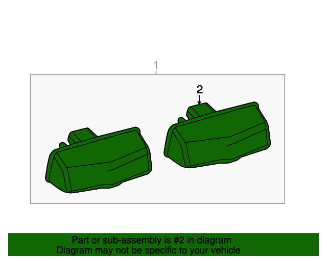 2014-2022 Lexus License Lamp 81270-76010 | OEM Parts Online