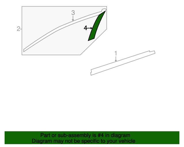 75926-02040 - Black Out Tape - 2011-2013 Toyota Corolla | Sparks Parts