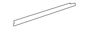 Genuine Toyota Door Belt Molding (Right, Front) part# 75710-02210 for ...