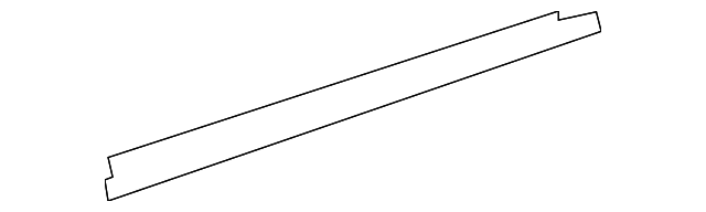 75710-02210 - Door Belt Molding (Right, Front) - 2009-2013 Toyota ...