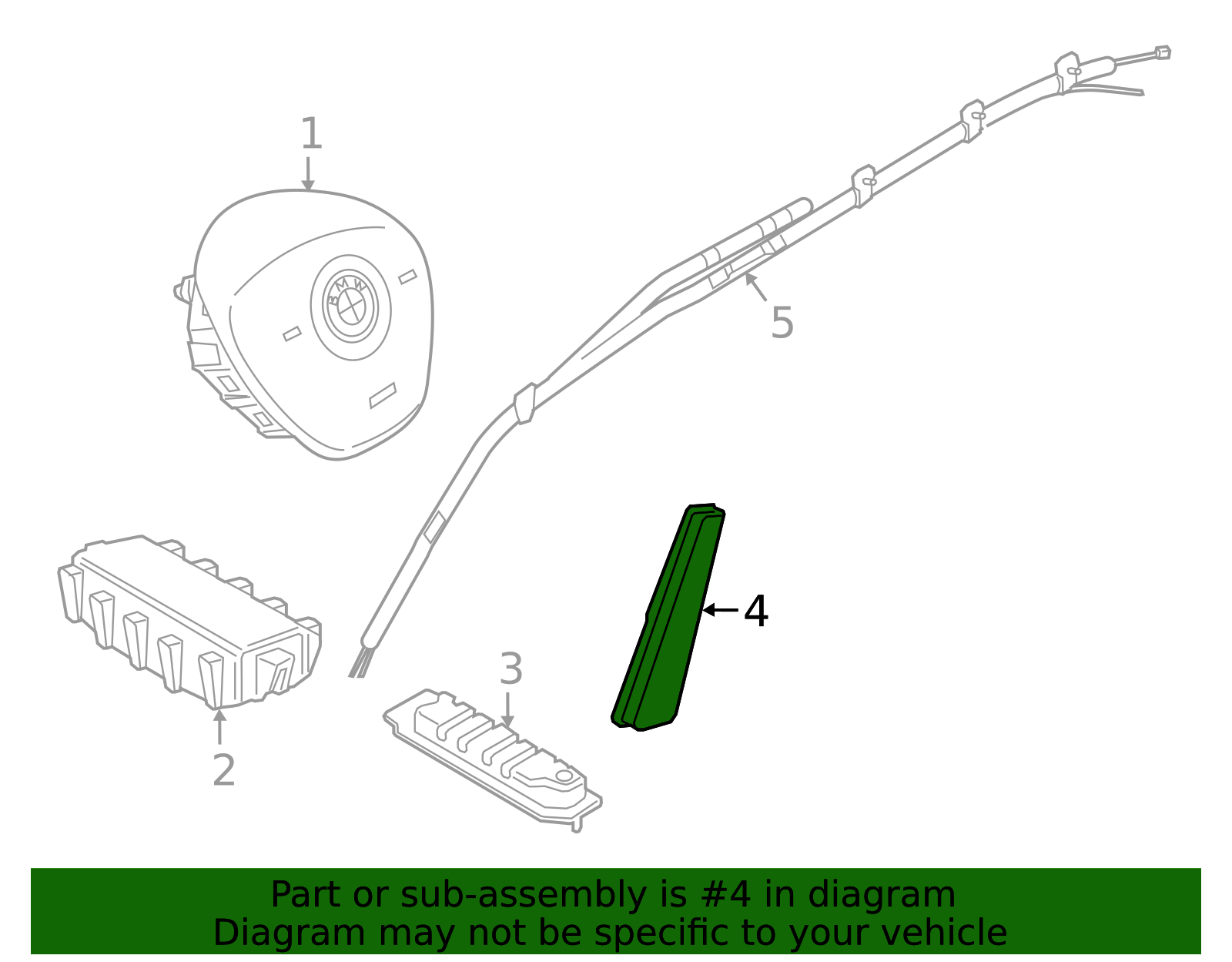 2018-2023 BMW X2 Side Impact Inflator Module 72-12-7-475-497 | BMW ...