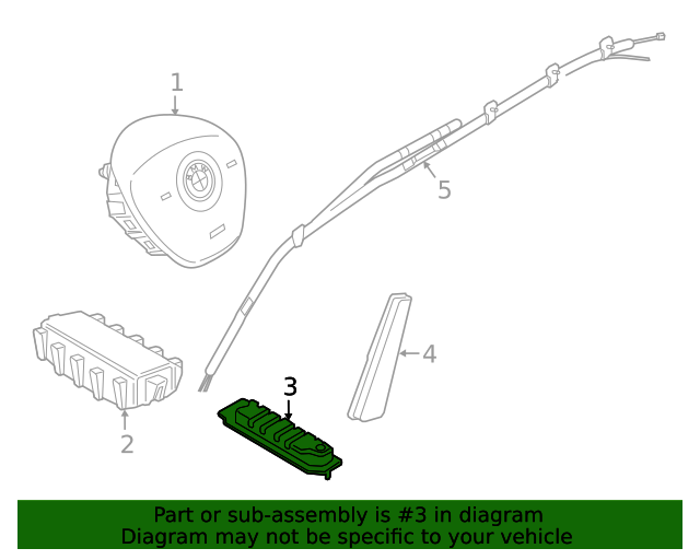 Genuine BMW 72-12-9-296-979 | Knee Air Bag | FREE Shipping on Most ...