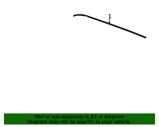 2019-2023 Chevrolet Molding (Replaces Part Number 84478361) 86823799 GM ...