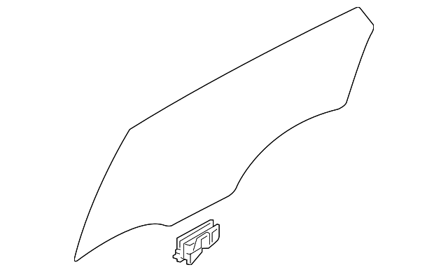 2022 Hyundai Tucson Door Glass 83420-N9010 | QuirkParts