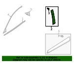 2017-2024 Mazda CX-5 Applique KB8A-50-M20F | Mazda-Parts
