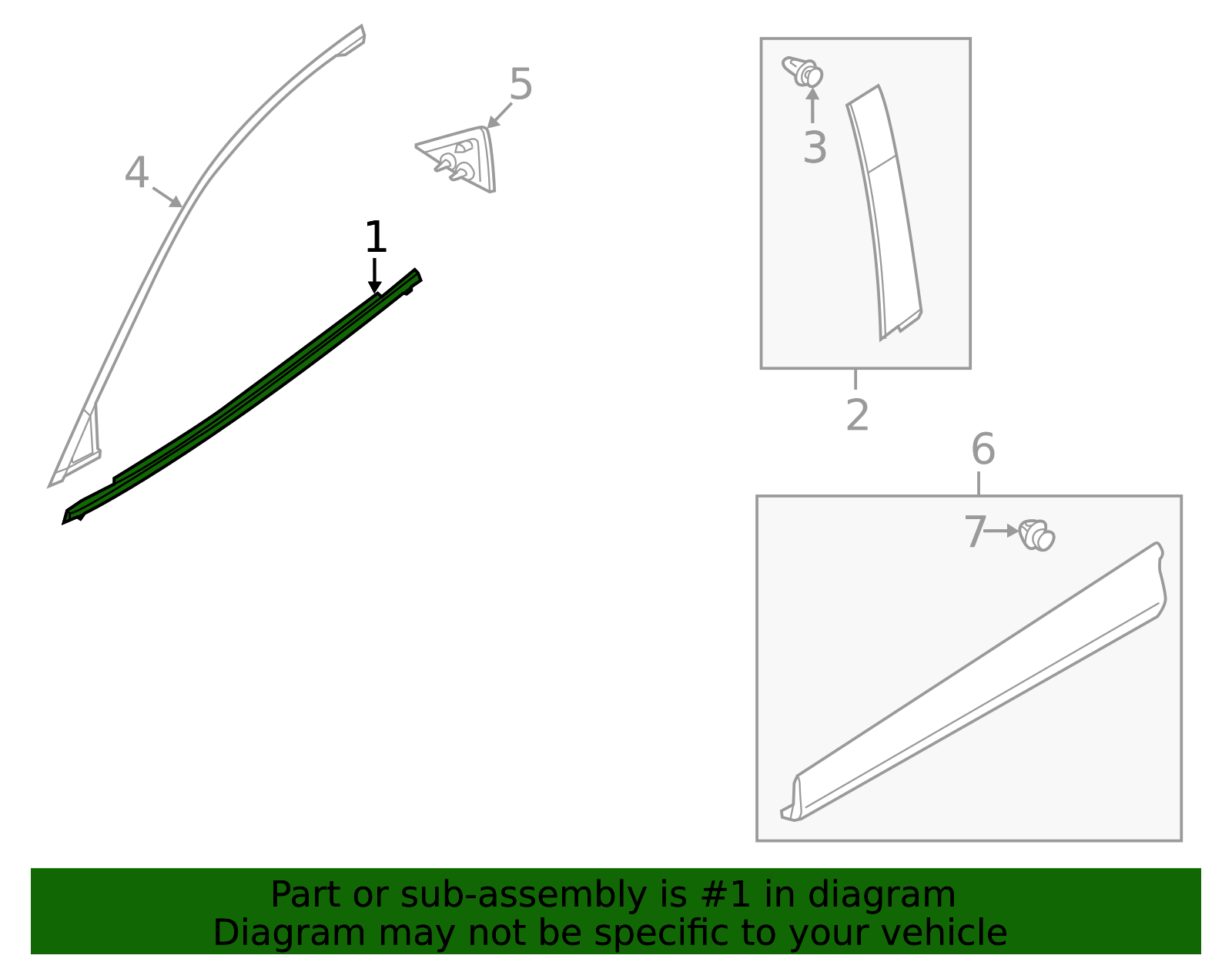 2017-2024 Mazda CX-5 Belt Molding KB7W-50-650C | OEM Parts Online
