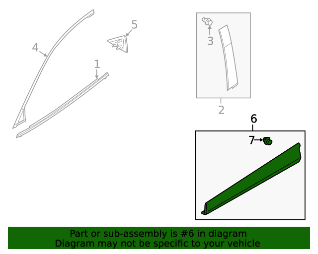 KB7W-51-RA0E - Lower Molding 2017-2022 Mazda CX-5 | Mazda Wholesale Direct