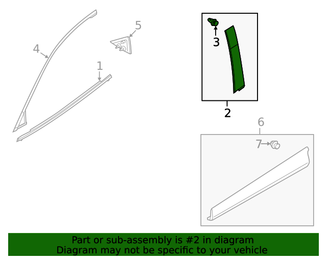 2017-2024 Mazda CX-5 Applique KB8A-50-M10F | RealMazdaParts.com