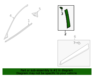 2017-2020 Mazda CX-5 Applique KB7W-50-M20B | TascaParts.com