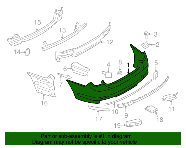 51-12-7-209-926 - Bumper Cover 2009-2012 BMW | AutoNationParts.com