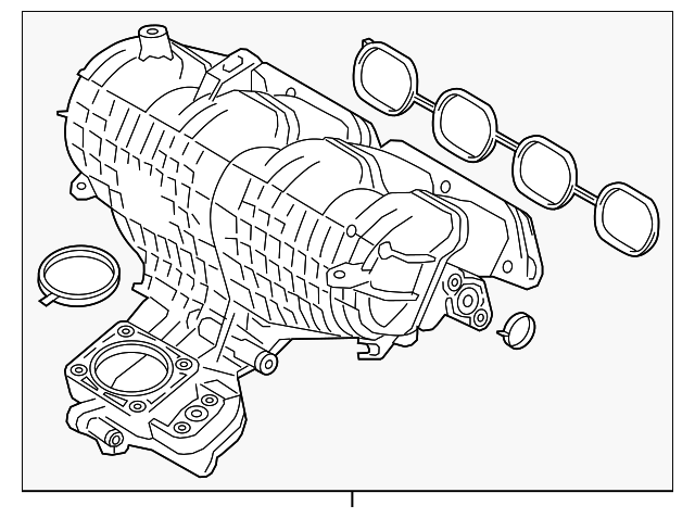Genuine Toyota Engine Intake Manifold part# 17120-37054 for 2010-2017 ...