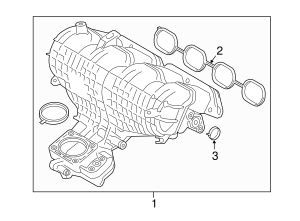 2012-2019 Toyota Egr Tube Gasket 25628-28010 | Toyota Parts Center