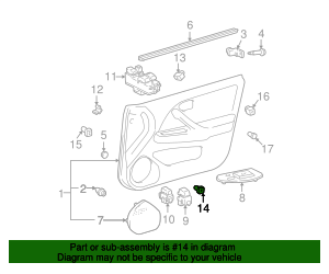 90189-04200 - Door Trim Panel Grommet 1997-2020 Toyota | Longo Toyota Parts
