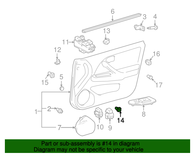 90189-04200 - Door Trim Panel Grommet 1997-2020 Toyota | Longo Toyota Parts