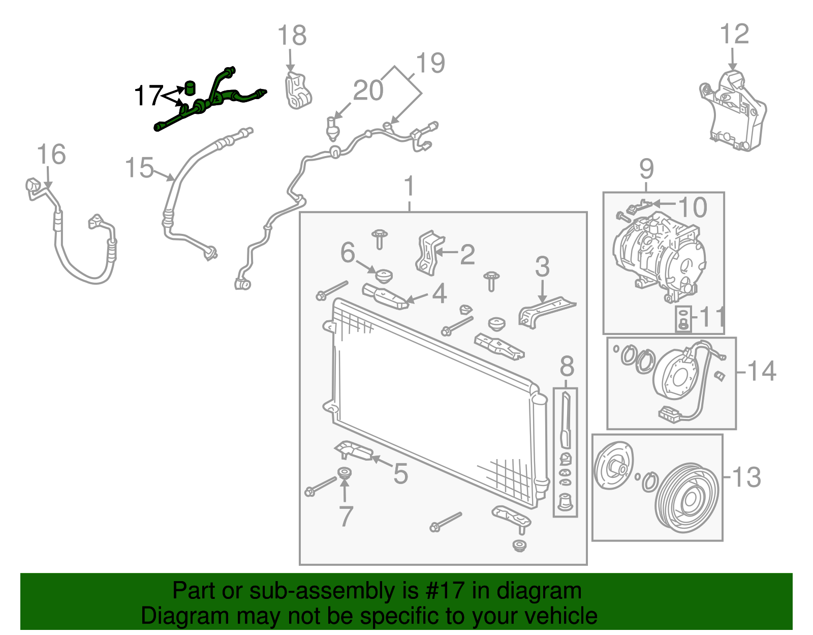 2003-2006 Acura MDX Suction Pipe 80321-S3V-A01 | OEM Parts Online