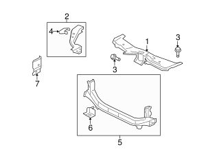 2008-2024 Mitsubishi Rail Cover 5220C481 | Mitsubishi Parts Warehouse ...