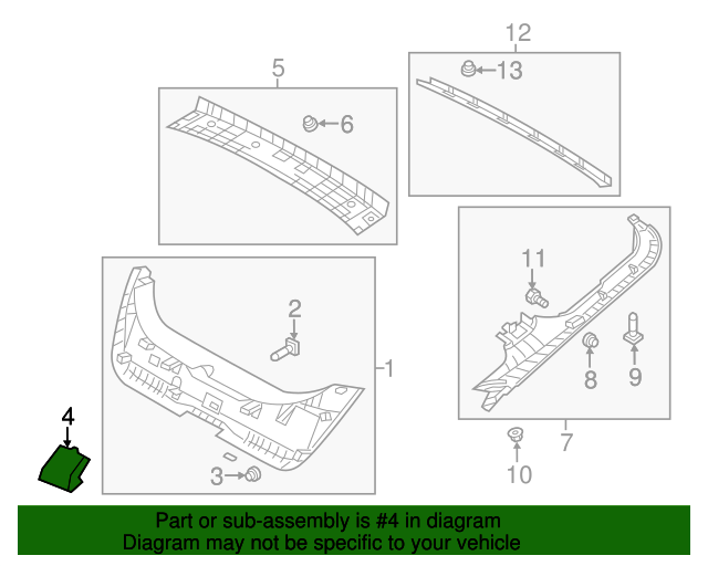 2012-2017 Hyundai Veloster Pull Handle 81755-2V000 | OEM Parts Online