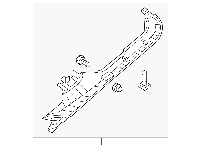 Hyundai - 81730-2V000 - Side Trim - 2012-2017 Hyundai Veloster | OEM ...