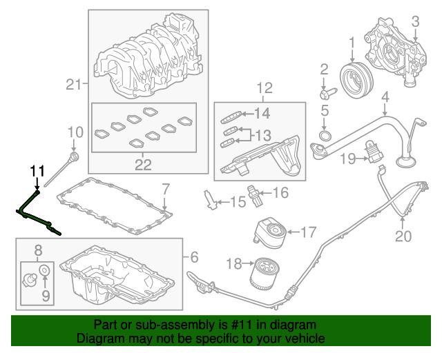 2017-2019 Ford Tube Assembly HC3Z-6754-A | TascaParts.com