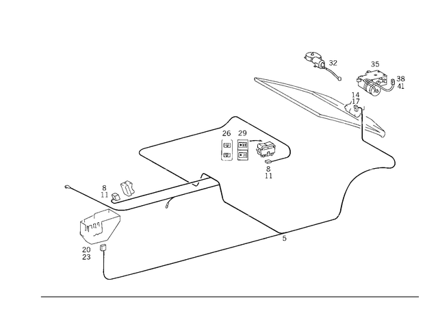 021-545-03-28 - Receptacle Housing 1978-2000 Mercedes-Benz | Mercedes ...