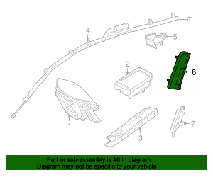 176-860-14-02-64 - Ft Seat Air Bag 2014-2023 Mercedes-Benz | Mercedes ...