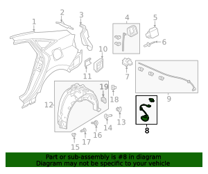74380-TXM-A01 - Cable, Fuel Lid Opener Sensor - 2019-2021 Honda Insight ...