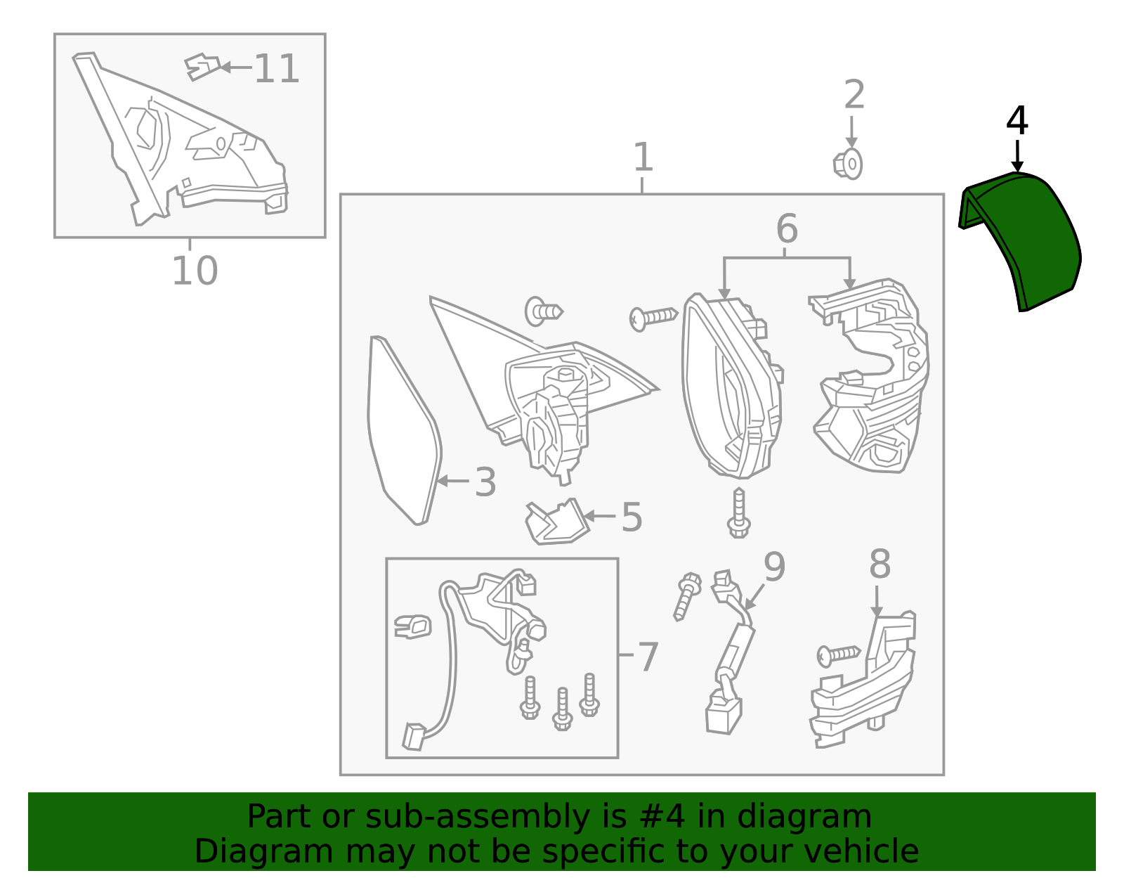 76201-TBA-A21ZG - Upper Cover 2020-2022 Honda | Honda Parts Online