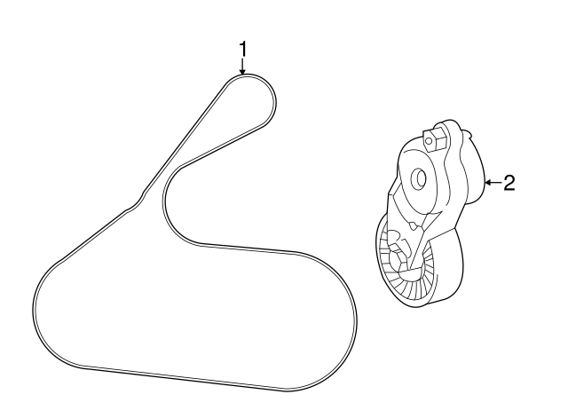 2009-2018 Toyota Serpentine Belt 90916-02668 | OEM Parts Online
