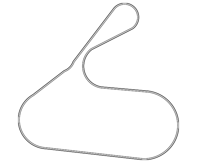 90916-02668 - Serpentine Belt - 2009-2018 Toyota | OEM Genuine Toyota Parts
