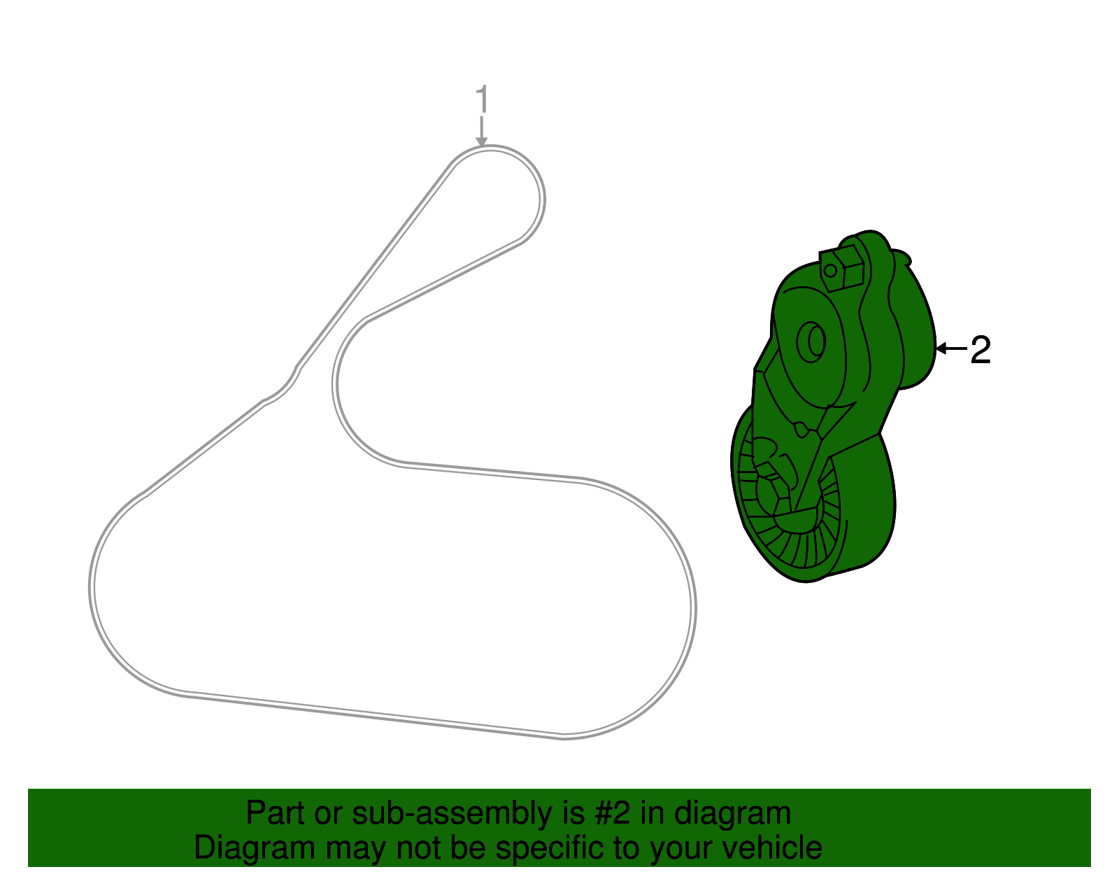 2009-2019 Toyota Accessory Drive Belt Tensioner 16620-0V022 | OEM Parts ...