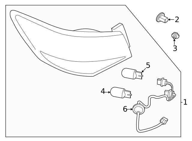 26550-6LB0A - Tail Lamp Assembly 2020-2024 Nissan Sentra | Nissan Parts ...