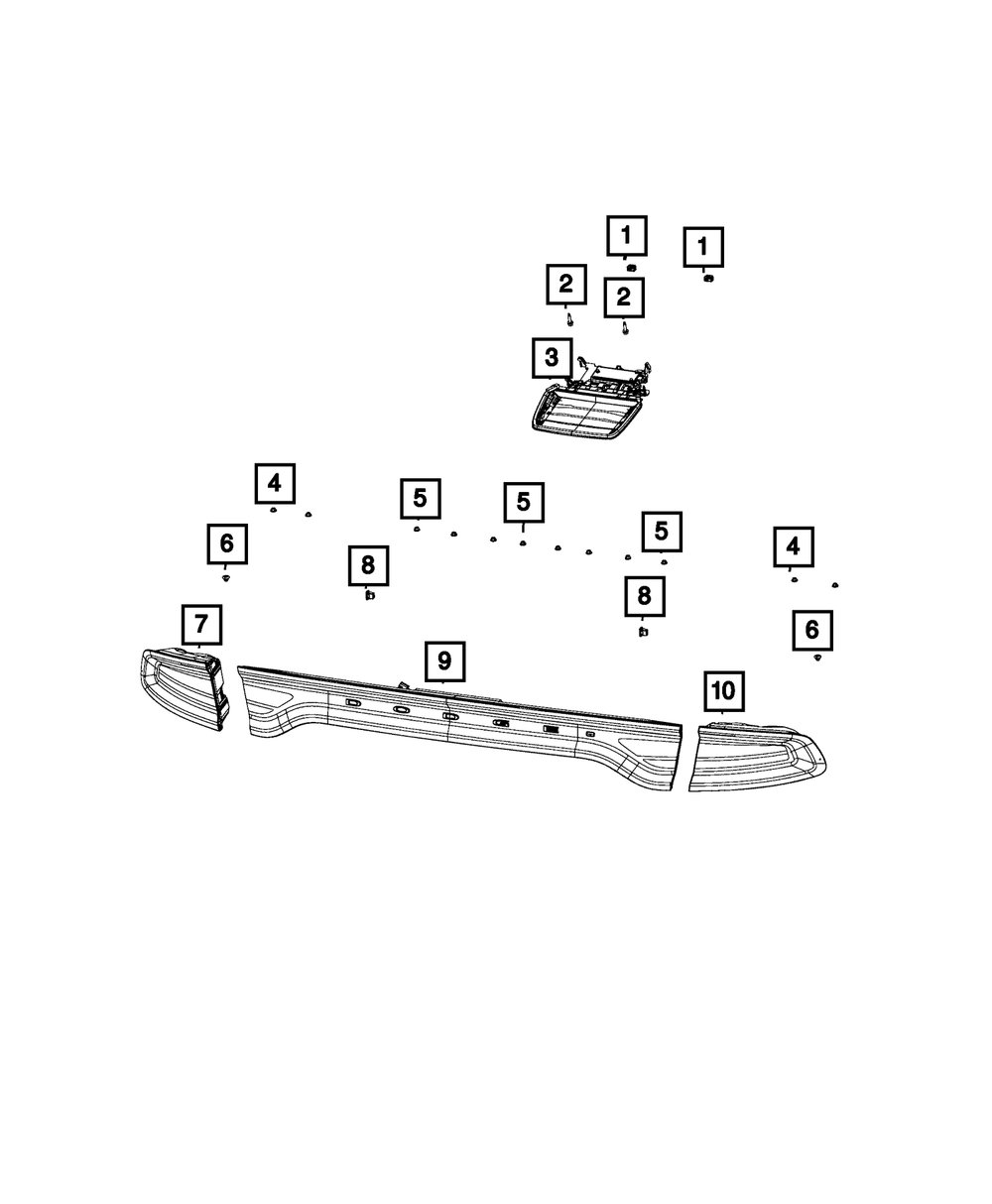 2015-2023 Dodge Charger Backup Lamp 68398666AC | Mopar eStore