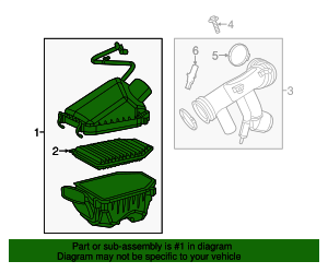 2012-2018 Jeep Air Cleaner Assembly 4627063AD | TascaParts.com