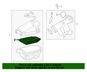 2007-2018 Jeep Air Filter 68257791AB | Mopar Parts Canada