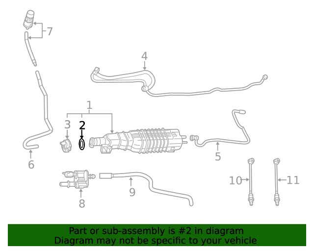 2018-2021 Mopar Vapor Canister Seal 68321481AA | TascaParts.com