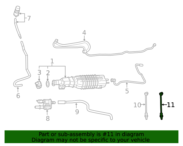 2018-2020 Mopar Oxygen Sensor 68224424AA | TascaParts.com