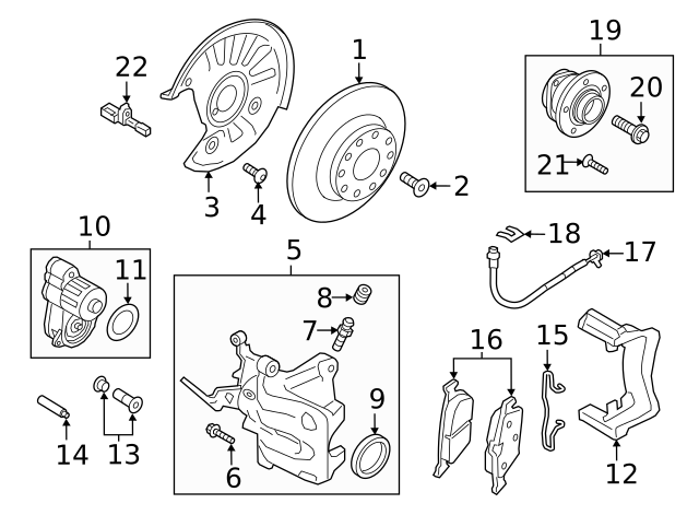 2020-2021 Volkswagen ABS Sensor WHT-003-857-C | QuirkParts