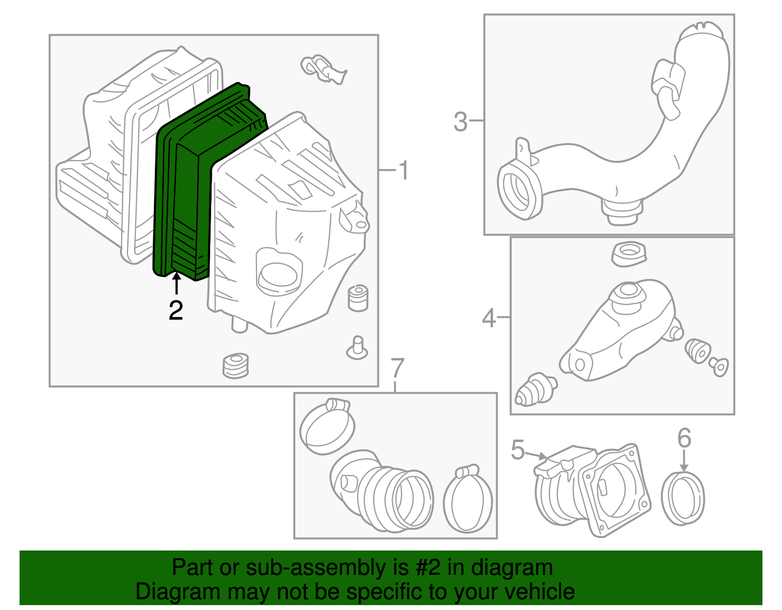 2001-2012 Ford Air Filter YL8Z-9601-AA | OEM Parts Online