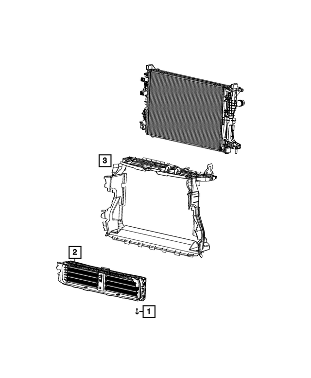2024 Dodge Hornet Radiator Shroud 68616546AA | Mopar eStore