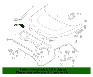 86320-B2000 - Hood Emblem 2014-2021 Kia | Kia.Parts Store