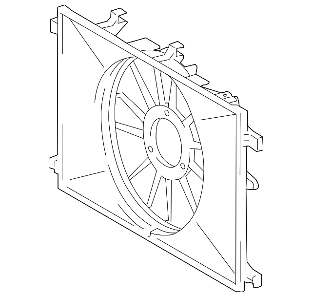 2018-2022 Toyota Fan Shroud 16711-37190 | Toyota Parts Center