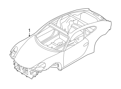 Body Shell for 2016 Porsche 911 | European OEM Parts Direct