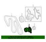 16620-0S012 - Accessory Drive Belt Tensioner 2007-2022 Toyota | Longo ...