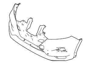 2020-2023 Nissan Bumper Cover 62022-6MR0H | OEM Parts Online