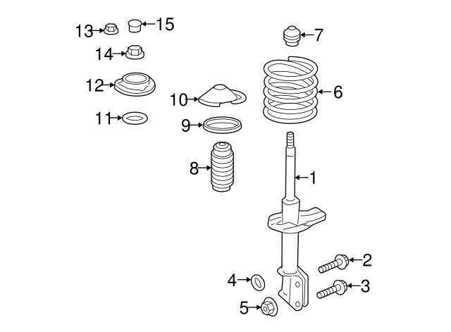 2012-2024 Subaru Strut Lower Bolt 901000394 | Subaru Parts Store